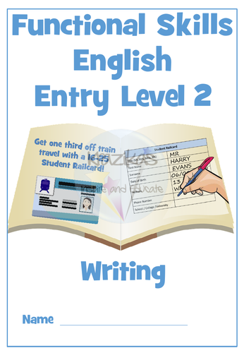English Functional Skills - Entry Level 2 - Writing Workbook | Teaching ...