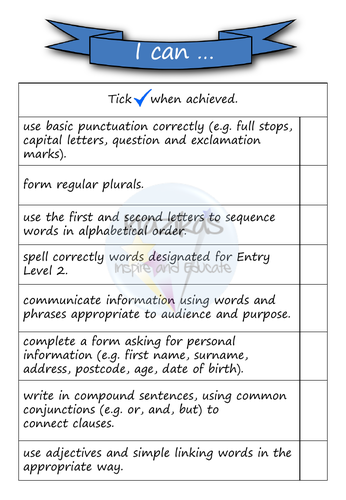 English Functional Skills - Entry Level 2 - Writing Workbook | Teaching ...