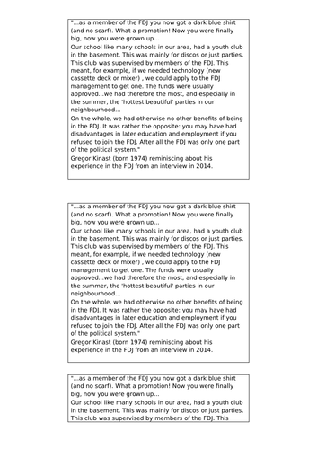 Edexcel German Democratic Republic Lessons Topic 3 | Teaching Resources