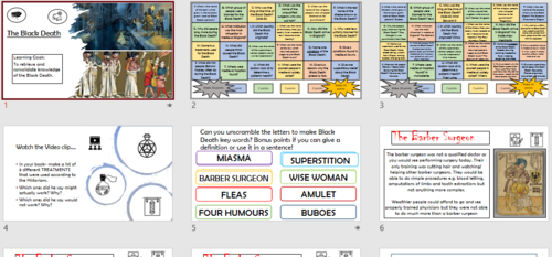 The Black Death retrieval pack | Teaching Resources
