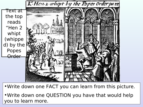 The Murder of Thomas Beckett | Teaching Resources