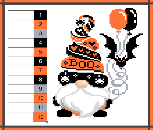 Multiplying by 10 - Pixel Art Mystery Halloween Gnome | Teaching Resources