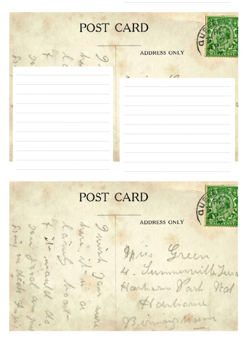 Titanic Letter Writing | Teaching Resources