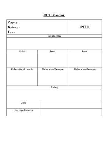 Write Across - IPEELL Writing Resources | Teaching Resources