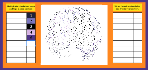 Pixel Art Template - Spooky Halloween Scene | Teaching Resources