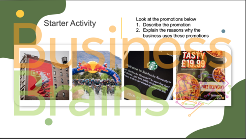 Advertising Lesson Marketing AS Business | Teaching Resources