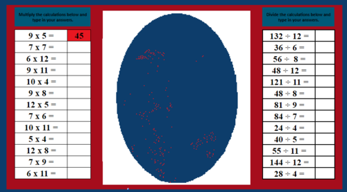 Multiplication and Division to 12 - Pixel Art Superheroes | Teaching ...