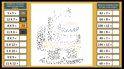 Multiplication and Division - Pixel Art Superhero Mash-Up | Teaching ...