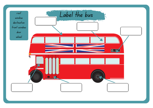 Labelling the bus | Teaching Resources