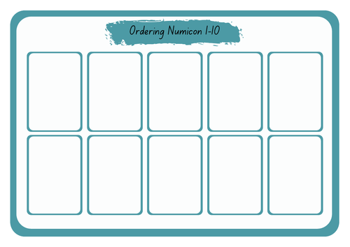 Ordering Numicon | Teaching Resources