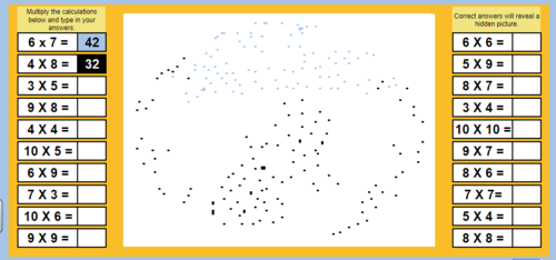Multiplication and Division to 12 Pixel Art - Sailor Gnome | Teaching ...