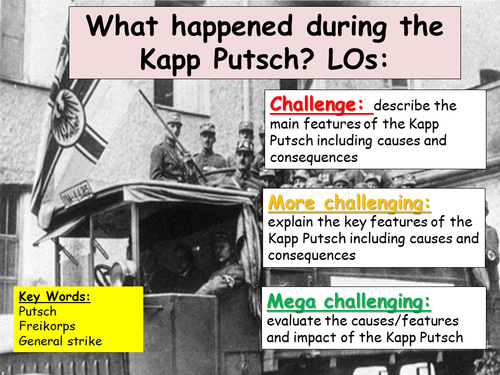 Kapp Putsch | Teaching Resources