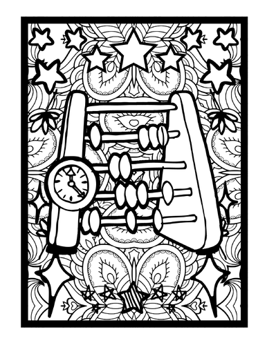 Math Themed Mindfulness Mandala Colouring Pages, Mathematics Colouring ...