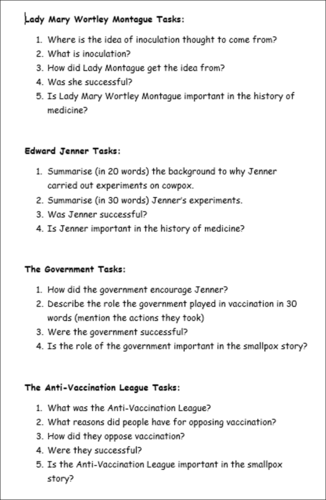 Edward Jenner + Vaccinations | Teaching Resources
