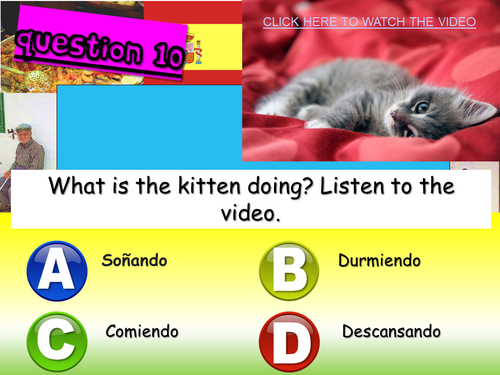 Spanish Quiz | Teaching Resources