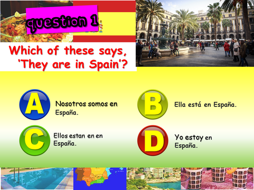Spanish Quiz | Teaching Resources