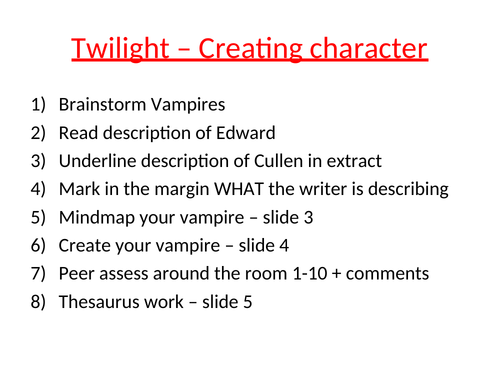 Gothic Horror at KS3 | Teaching Resources