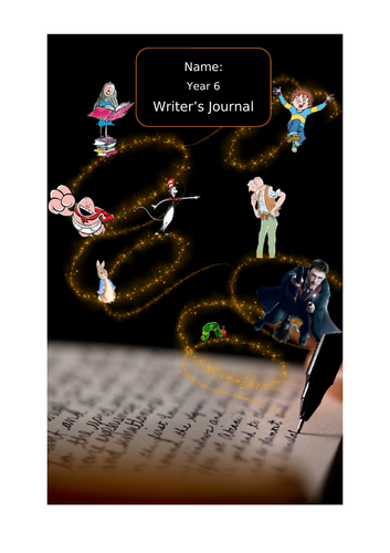 Writing journal cover | Teaching Resources