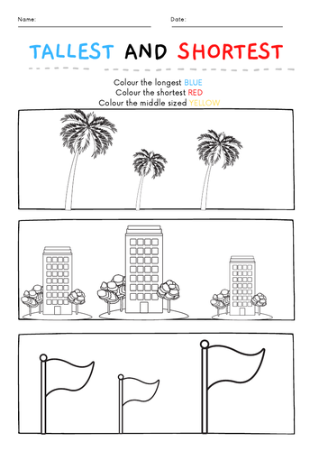 Tallest and Shortest | Teaching Resources