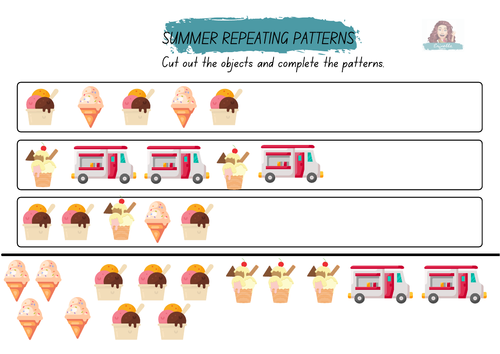 Summer Repeating Patterns | Teaching Resources