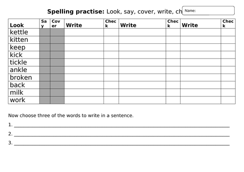 Spelling Year 4 Autumn Term complete resource | Teaching Resources