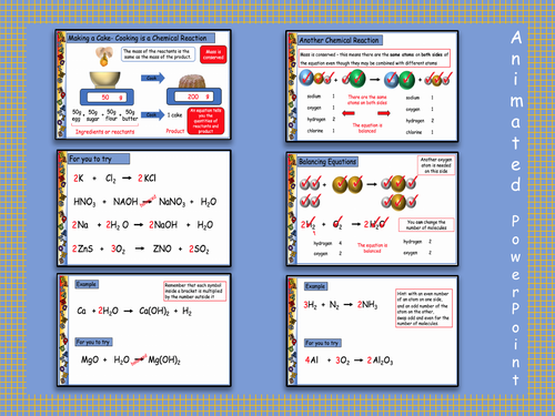 Chemistry- Balancing Equations - Fully Resourced Lesson KS3 | Teaching ...