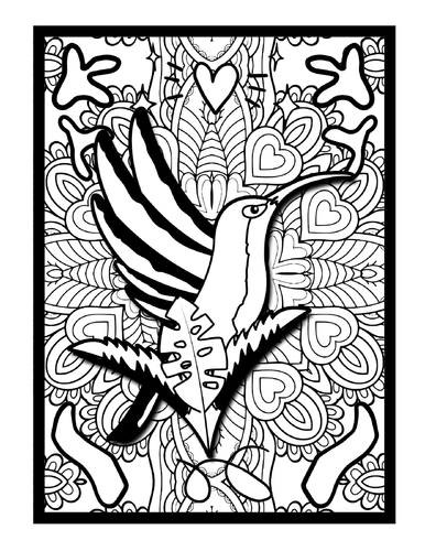 Hummingbirds Mindfulness Mandala Colouring Pages, Printable Birds ...