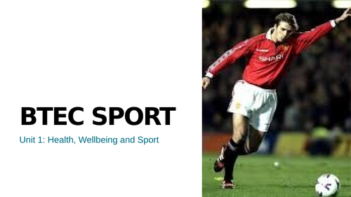 BTEC SPORT LEVEL 3 INTERNATIONAL UNIT 1 COMPLETE TEACHING | Teaching ...