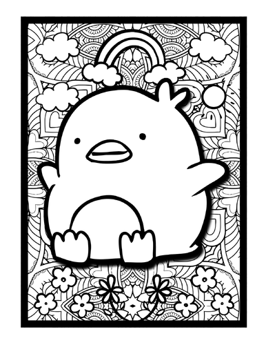 Penguins Mindfulness Mandala Colouring Pages, Penguin Printable ...