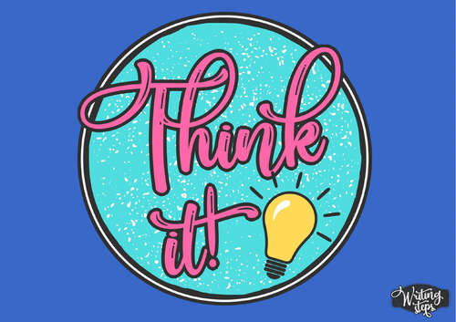 Writing Steps- Posters and PowerPoint (think, say, write, check ...