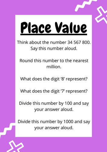 Year 6 Maths Greater Depth Cards | Teaching Resources