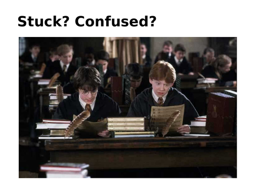 Posters HP style - What to do when stuck/finished early | Teaching ...