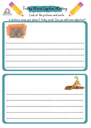 Tricky word writing phase 2 | Teaching Resources