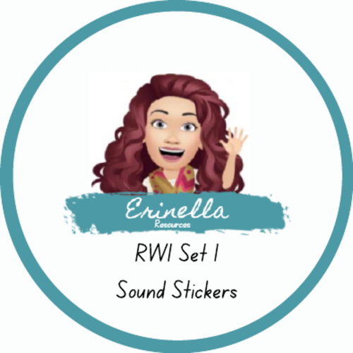 RWI Inspired Set 1 stickers round | Teaching Resources