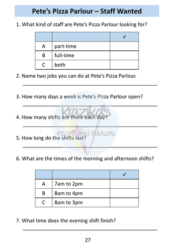 English Functional Skills Entry Level 2 Reading Workbook | Teaching ...