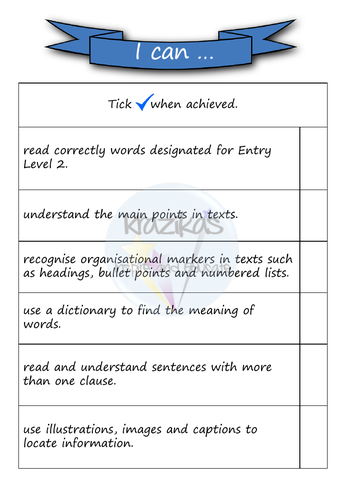 English Functional Skills Entry Level 2 Reading Workbook | Teaching ...