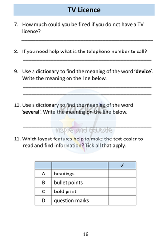 English Functional Skills Entry Level 2 Reading Workbook | Teaching ...