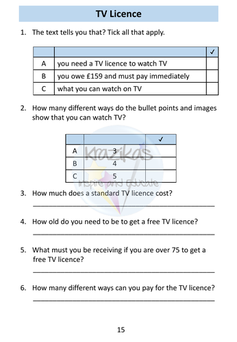 English Functional Skills Entry Level 2 Reading Workbook | Teaching ...