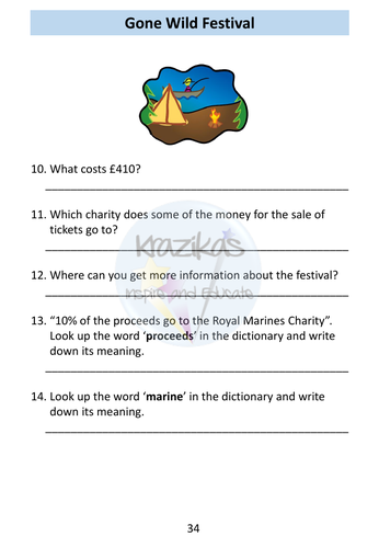 English Functional Skills Entry Level 2 Reading Workbook | Teaching ...