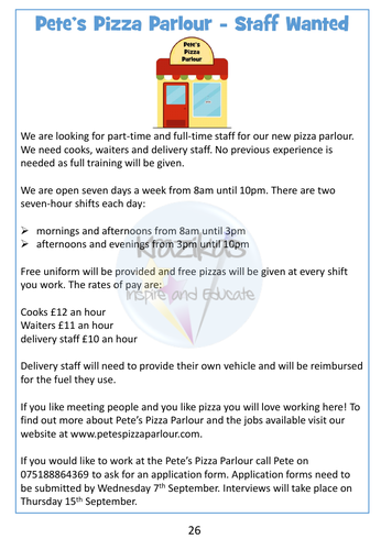 English Functional Skills Entry Level 2 Reading Workbook | Teaching ...