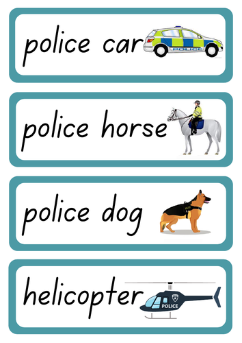 Police Station Role Play | Teaching Resources