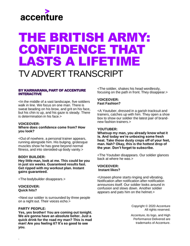 IB LAL English A: Body of Work - Army Recruitment Posters - IA ...