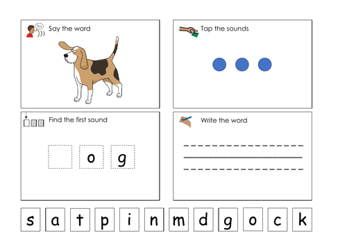 Initial Sounds CVC Word Writing Pack | Teaching Resources