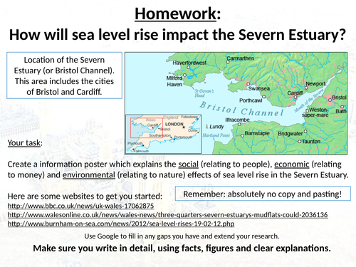 KS3 Coasts - Coastal Processes and Landforms - Full Unit with All ...