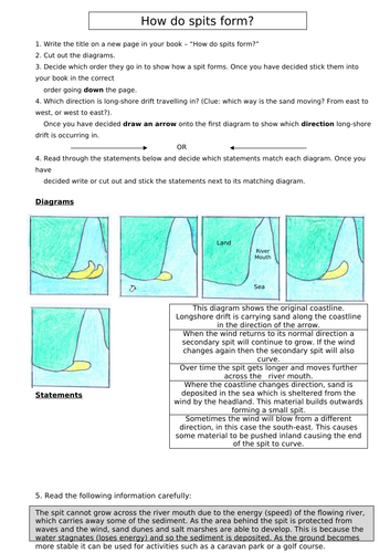 KS3 Coasts - Coastal Processes and Landforms - Full Unit with All ...