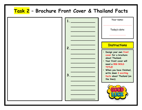 BROCHURES - Year 2 or Year 3 - PowerPoint + Worksheets | Teaching Resources