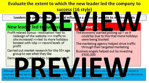 3.2.1 Understanding management, leadership and decision making - AQA A ...
