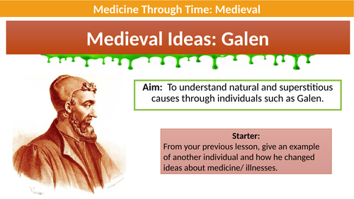 EDEXCEL Medicine Through Time: Medieval Medicine | Teaching Resources