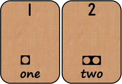 Natural classroom: Numicon style number line display hessian & brown ... Natural classroom: Numicon style number line display hessian & brown ...