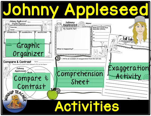 Johnny Appleseed Activity Sheets | Print and Go! | Teaching Resources